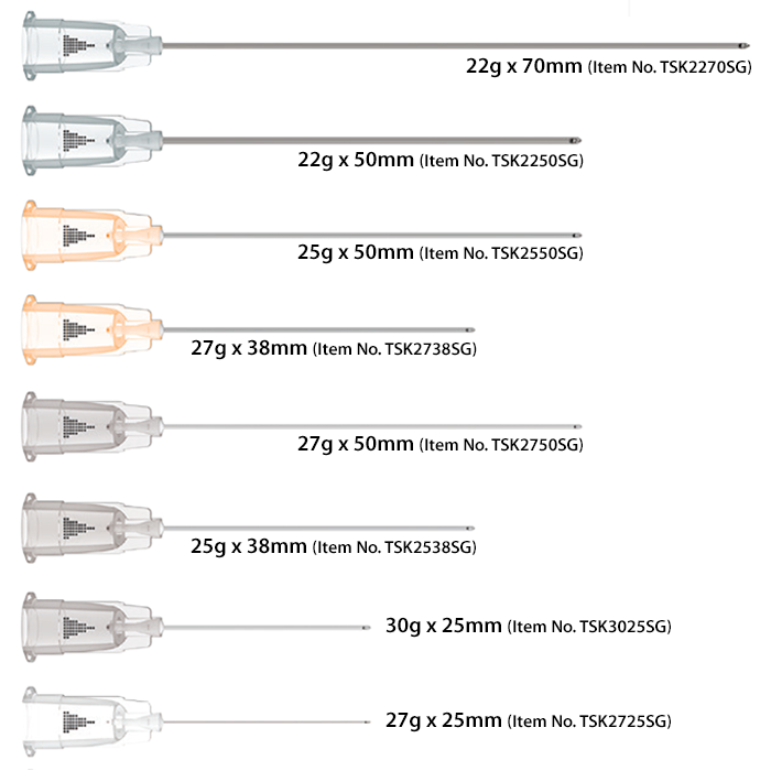 TSK SteriJect SteriGlide Flexible Cannula. Anthony Products